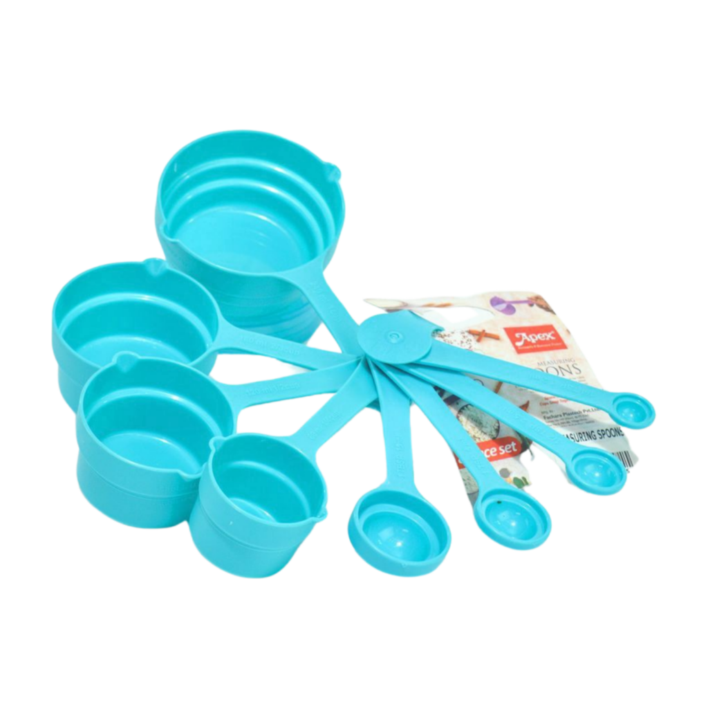 Measuring Spoon and Cup Set 8 Pieces - Arbaana