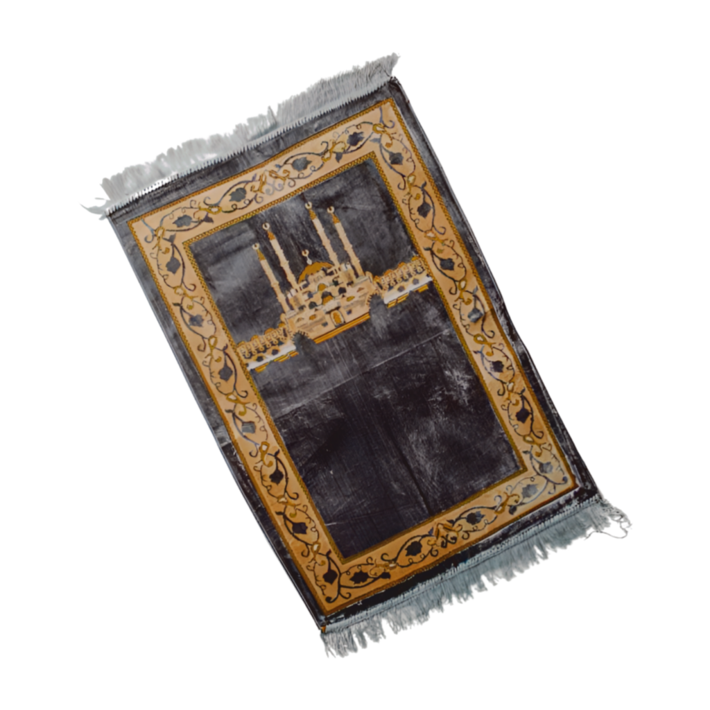 Soft Plush Thin Islamic Prayer Mat - Arbaana